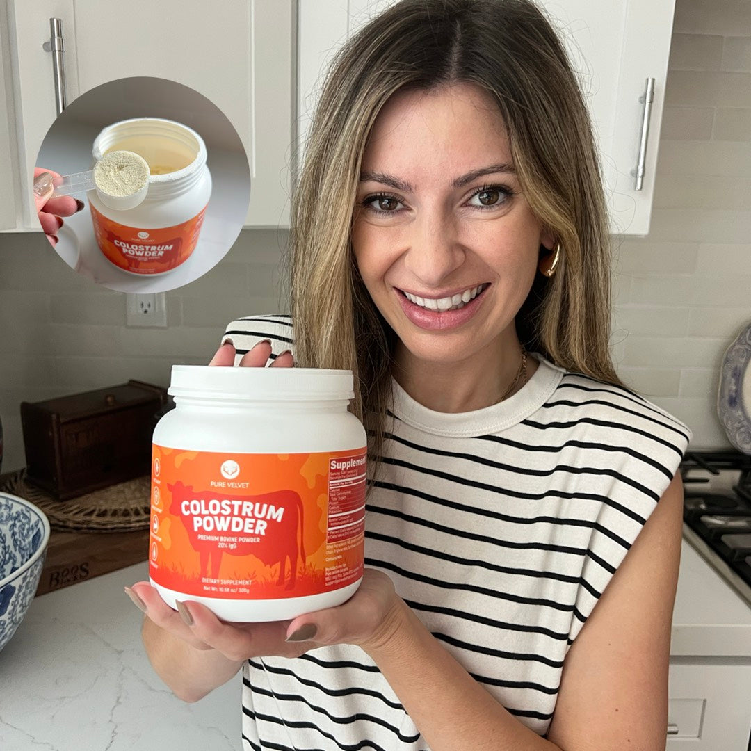 Bovine Colostrum Powder for Adults - Colostrum for Humans – Pure Velvet ...
