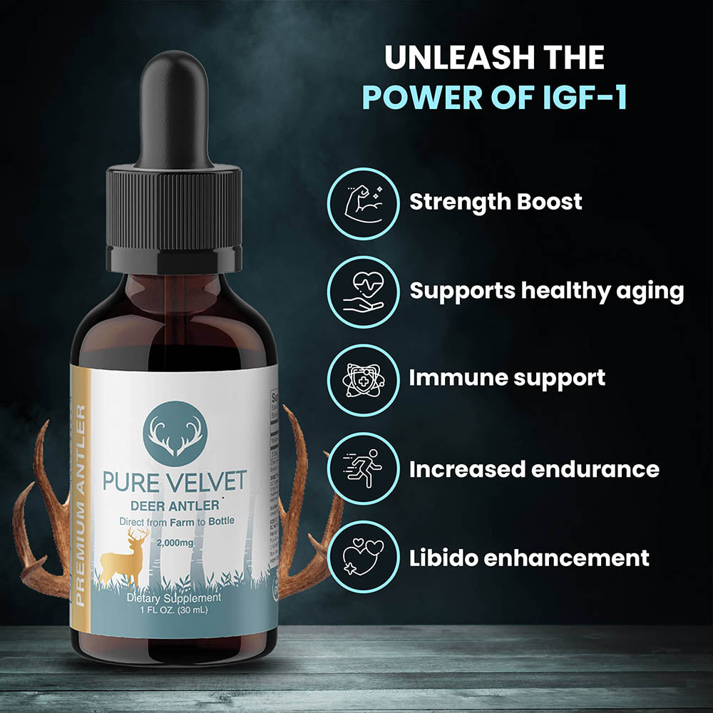 #1 Best Deer Antler Velvet (80:1 Extract Ratio) – Pure Velvet Extracts